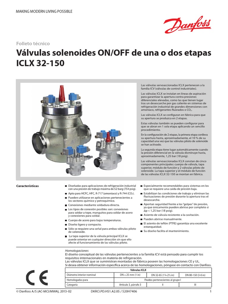 Iclx-32-150 Danfoss | PDF | Materiales | Química