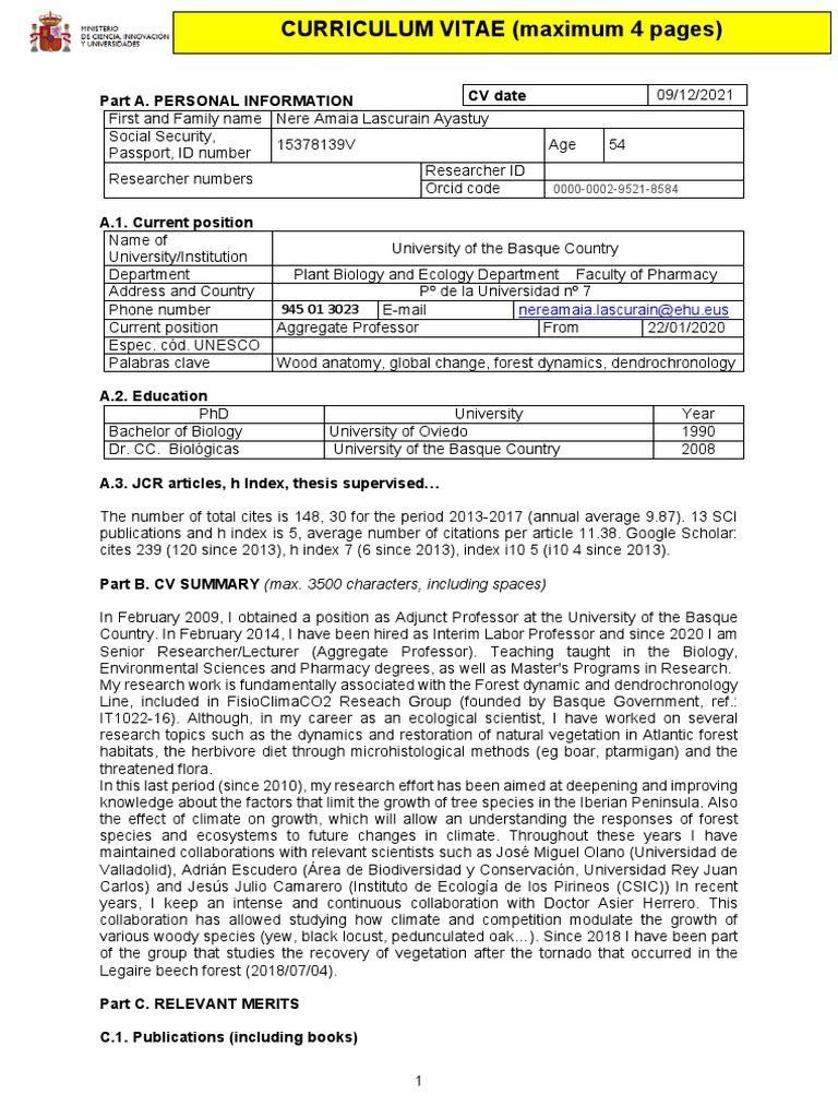 CVA English 2021 NA | PDF | Vegetation | Earth Sciences