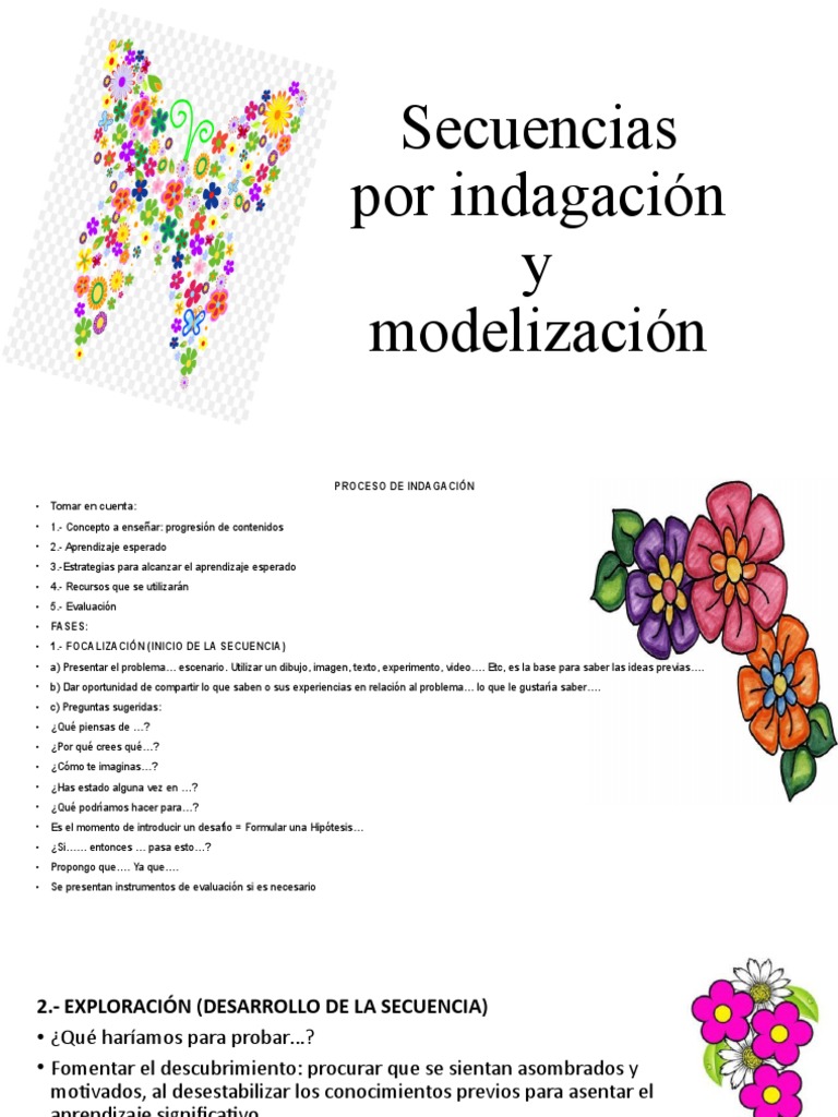 Secuencias Por Indagación y Modelización | PDF | Aprendizaje | Evaluación