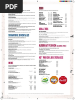 Minibar Price List and Menu Items | PDF | Alcoholic Drinks | Drink