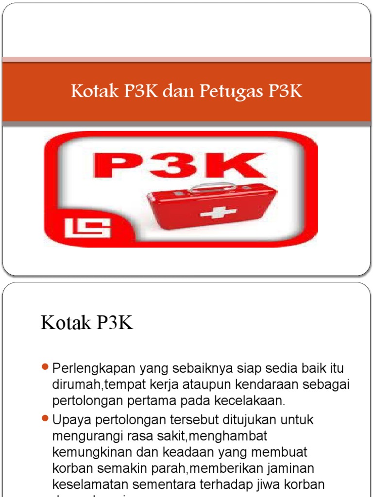 Slide Kotak P3K Dan Petugas P3K Perusahaan Migas | PDF