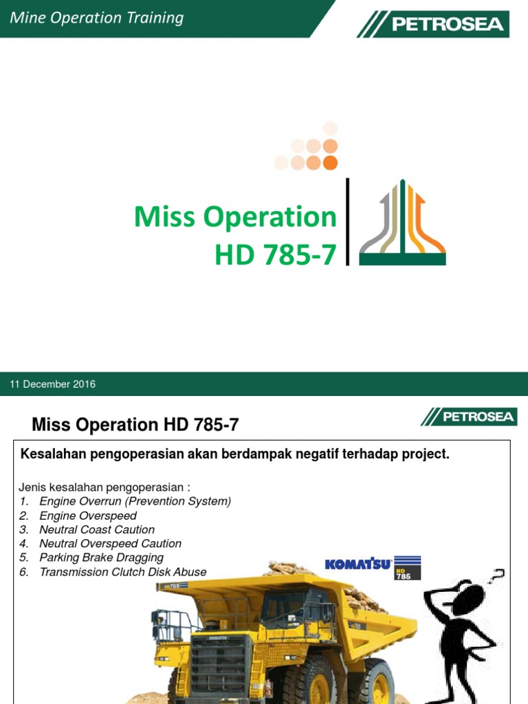 Miss Operation HD 785-7 | PDF