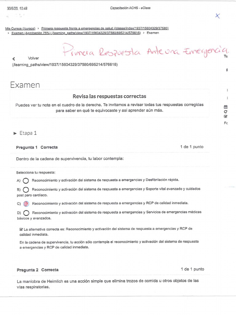 Primera Respuesta Ante Una Emergencia | PDF