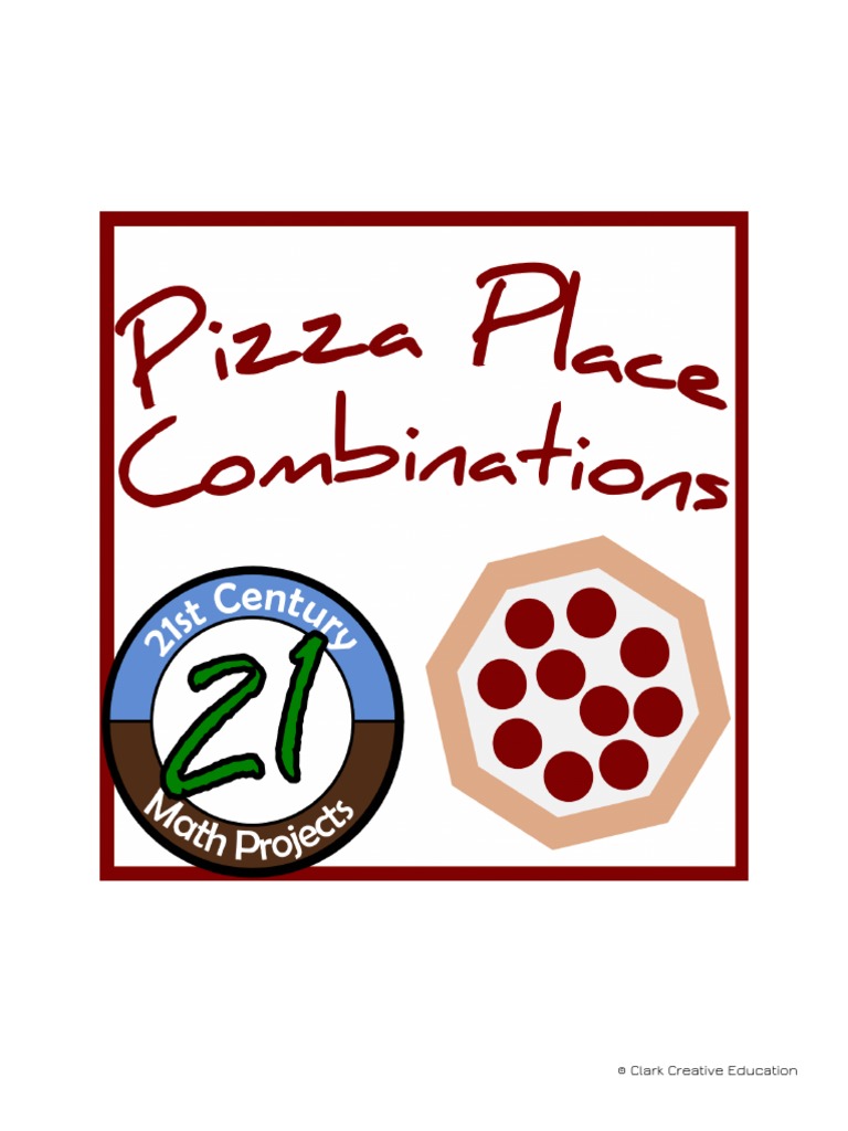 Pizza Place Combinations | PDF | Pizza | Sausage
