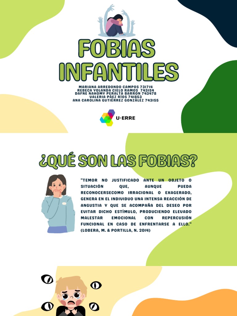 Fobias Infantiles | PDF | Fobia | Ansiedad