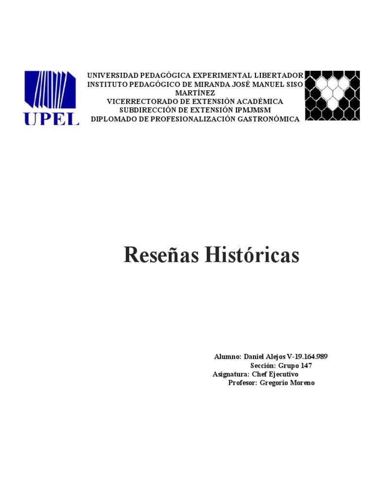 Universidad Pedagógica Experimental Libertador | PDF | Preparación de ...