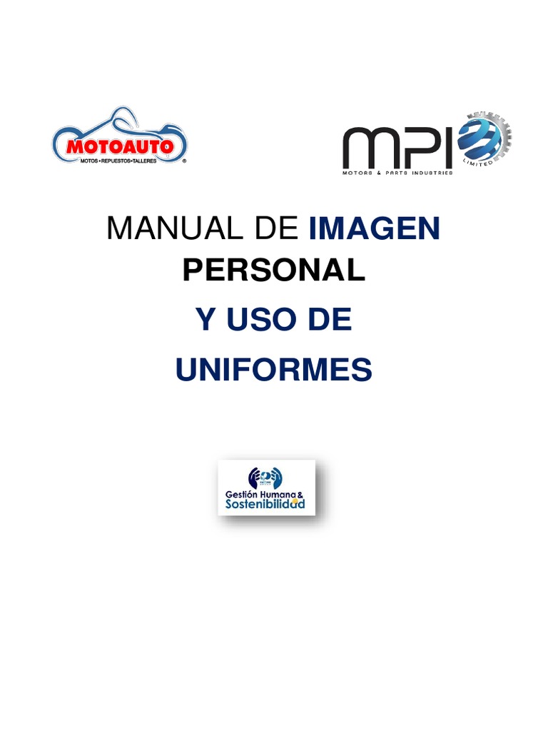 Manual de Imagen Personal y Uso de Uniformes | PDF | Pantalones