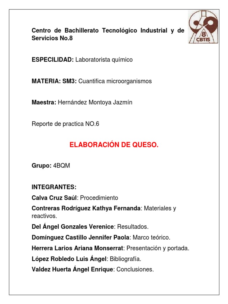 Elaboracion de Queso | PDF | Queso | Leche