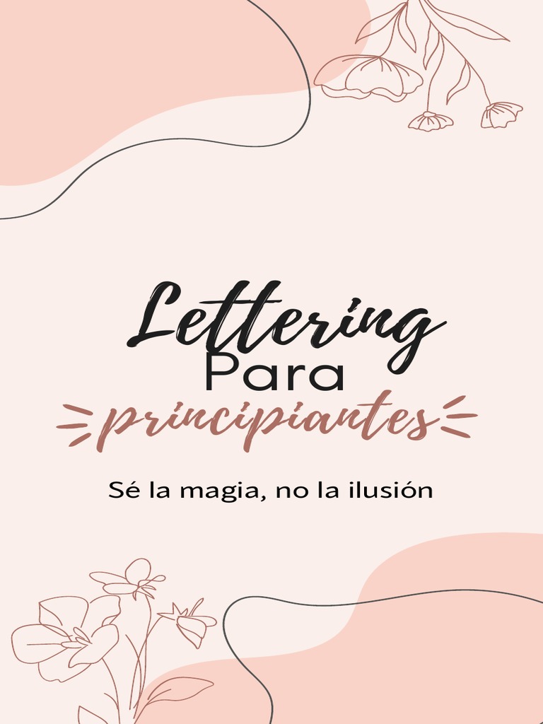 Guia Lettering para Principiantes | Descargar gratis PDF | Caligrafía ...