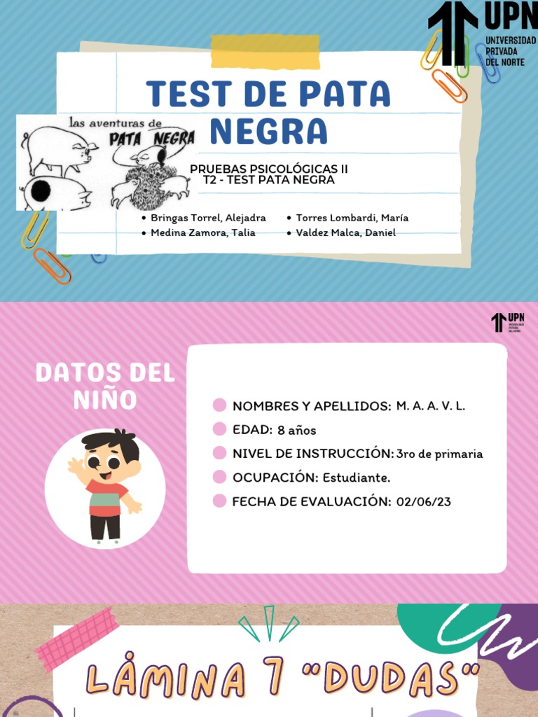 Test Pata Negra | PDF