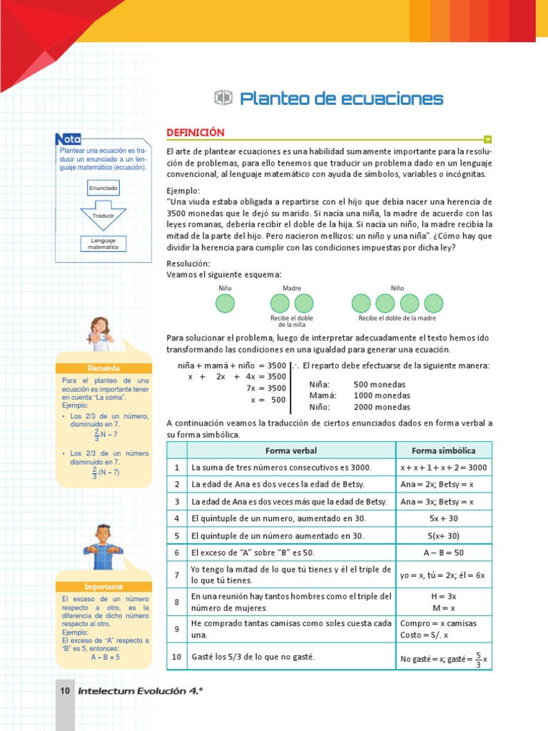 Planteo de Ecuaciones en Problemas Matemáticos | PDF | Ecuaciones | Tren