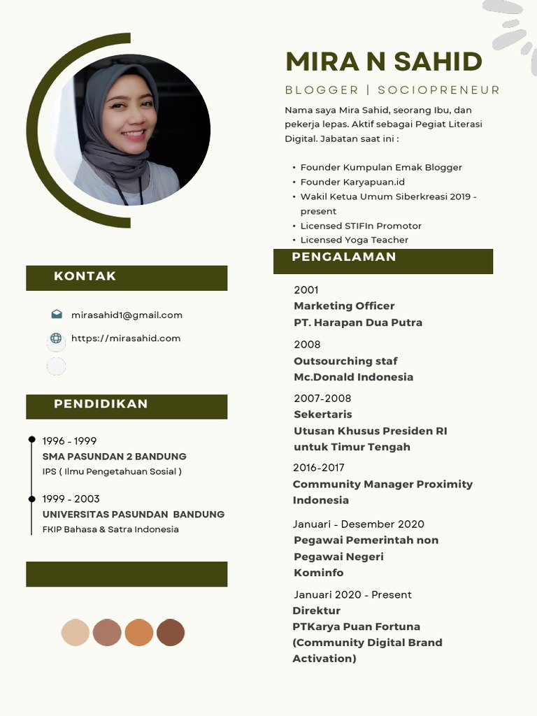 CV Mira Sahid 2023 | PDF