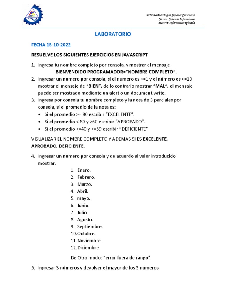 Laboratorio Javascript Lab4 | PDF