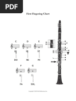 BB Clarinet Fingering Chart One | PDF