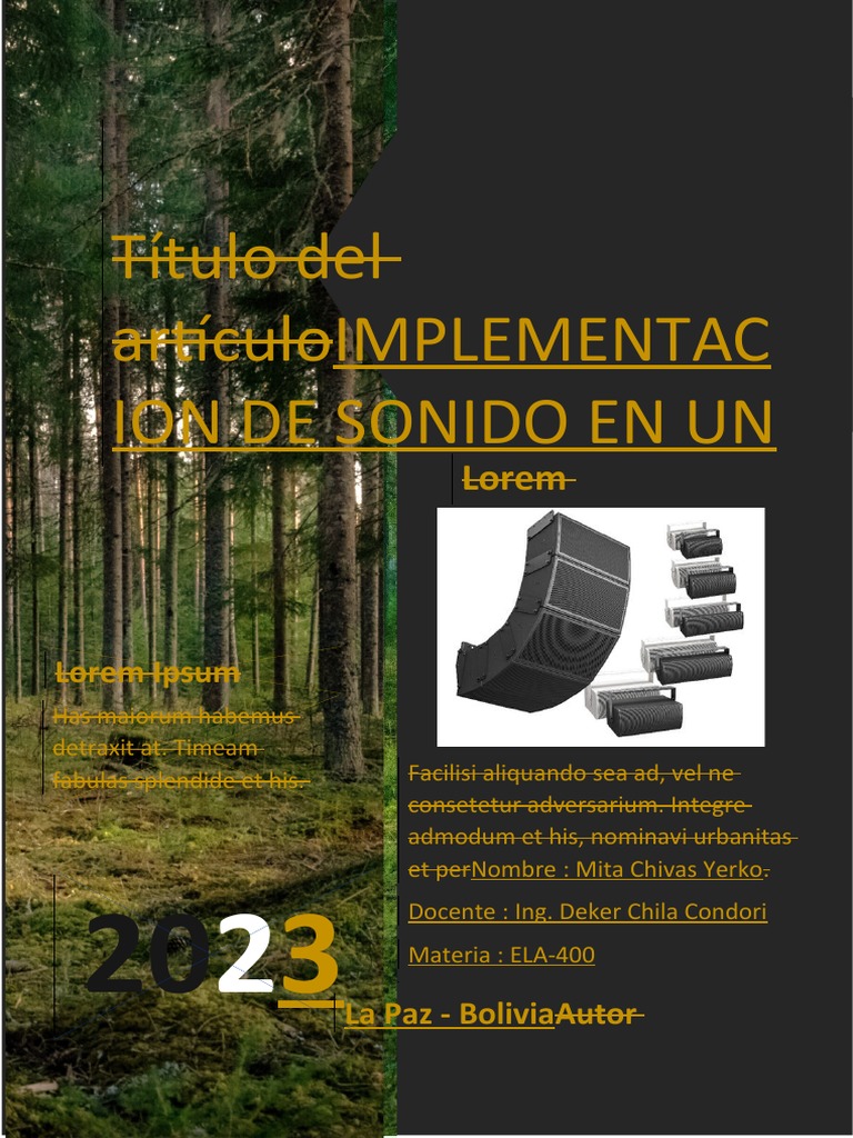 ELA - 400 Implementacion de Sonido | Descargar gratis PDF ...