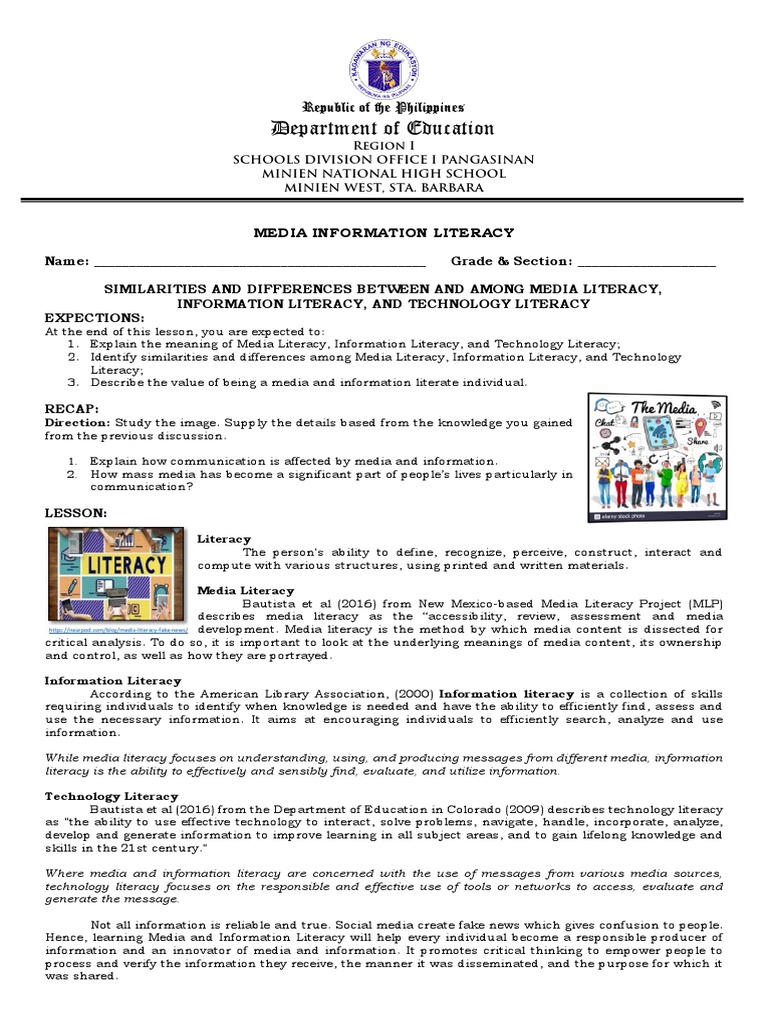 Mil M3 Learners | PDF | Information Literacy | Literacy