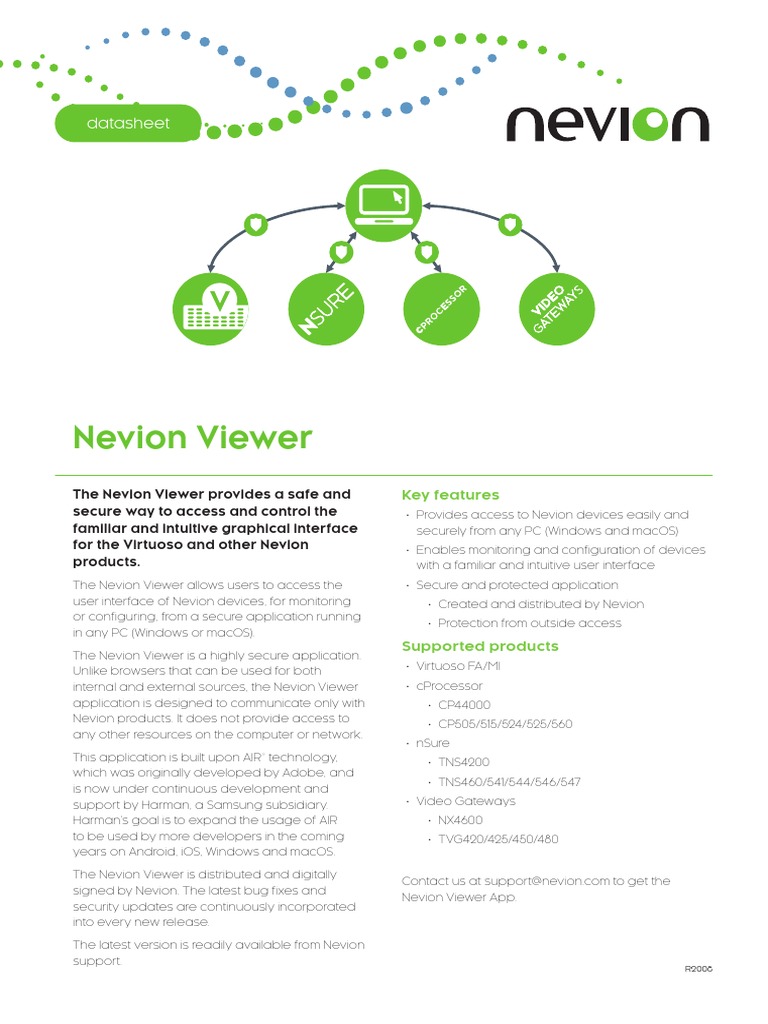 Nevion Viewer R2008 | PDF | Application Software | Mac Os