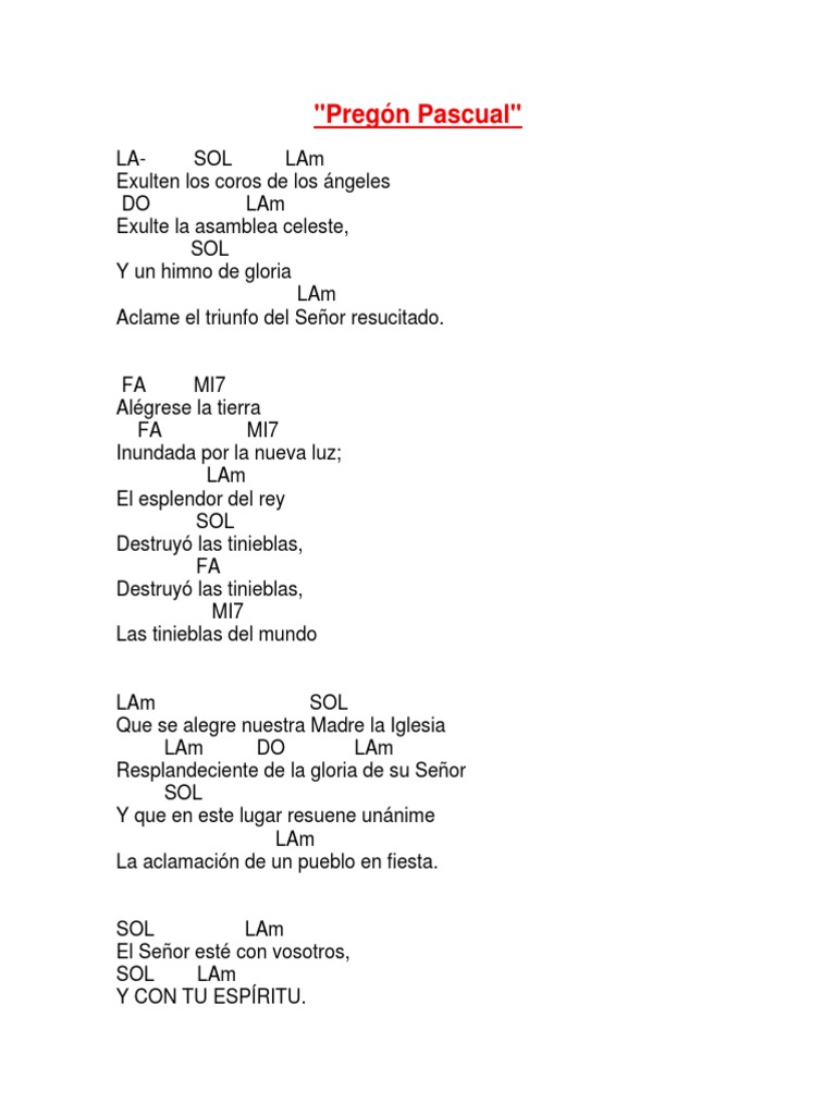 Pregón Pascual 2023 | PDF | Cristo (título) | Pascua de Resurrección