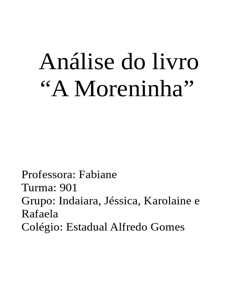 A Moreninha Pdf