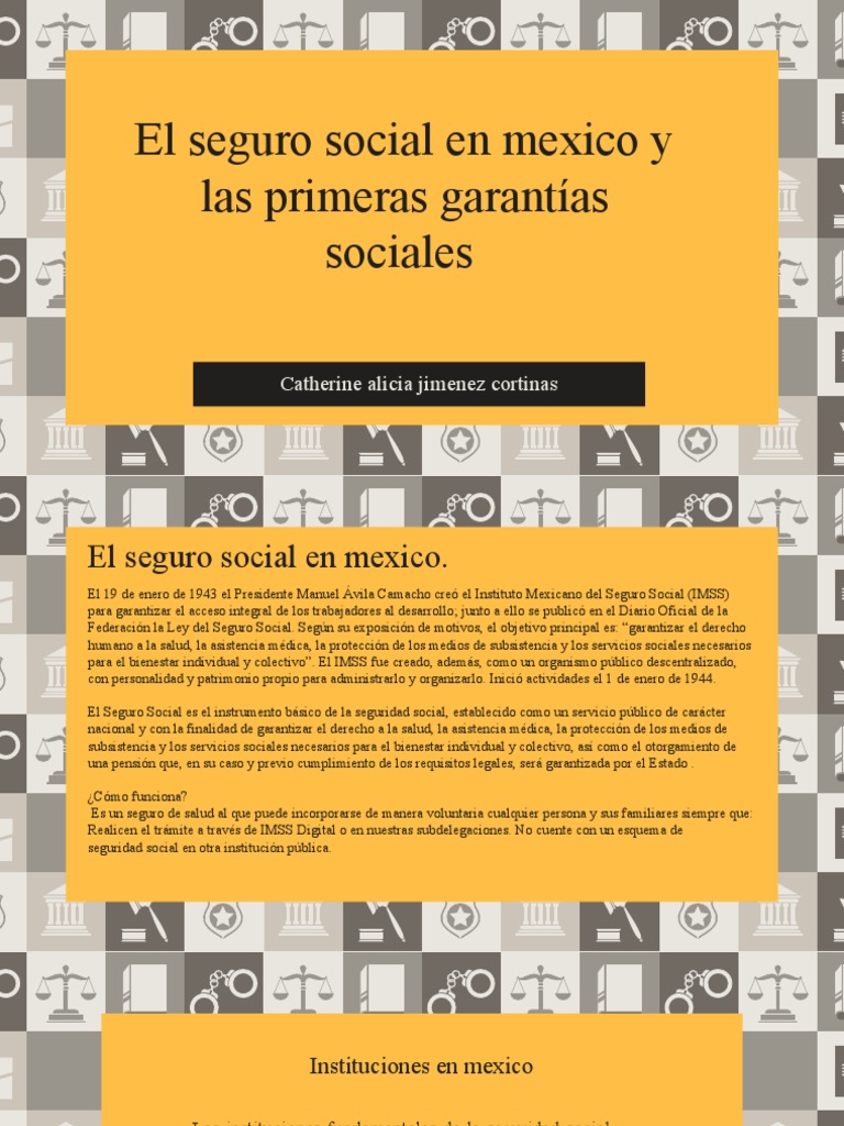 Seguro Social en México: Historia y Función | PDF | Leyes de libertad ...