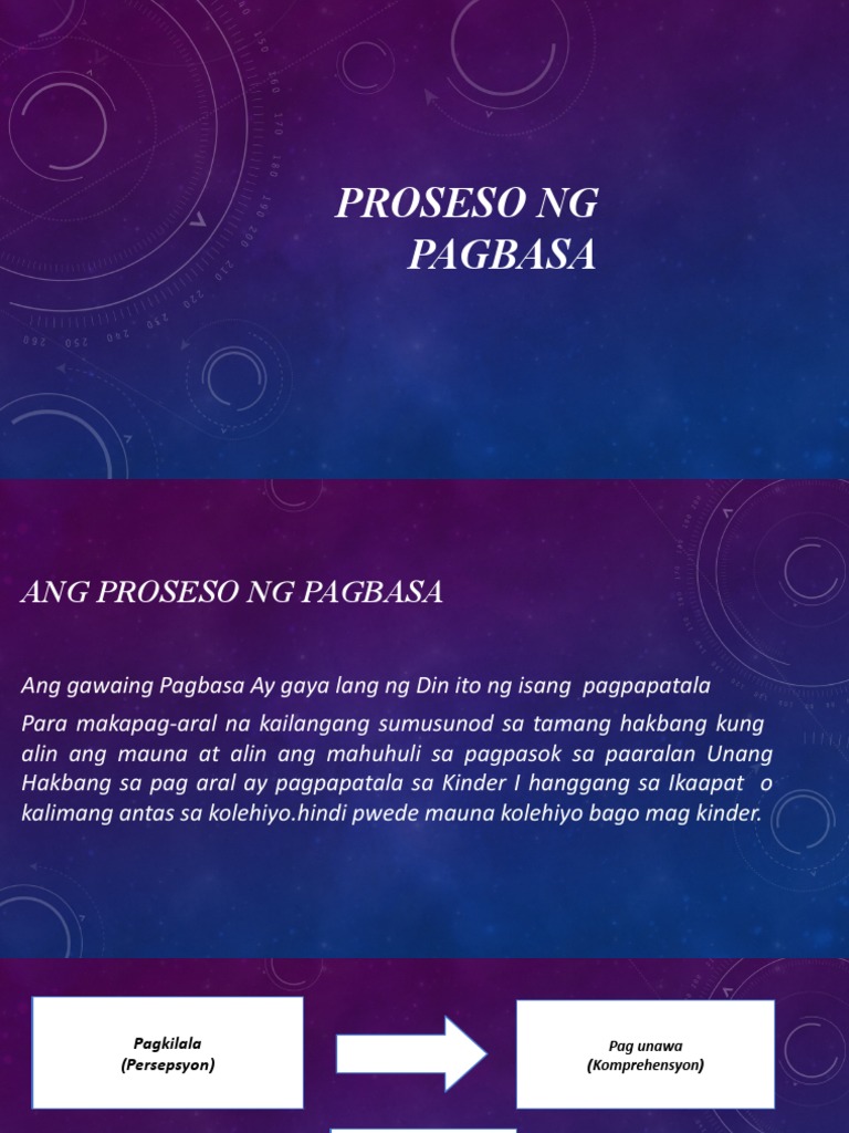 Proseso NG Pagbasa Report (Althea Faith Laurente) | PDF