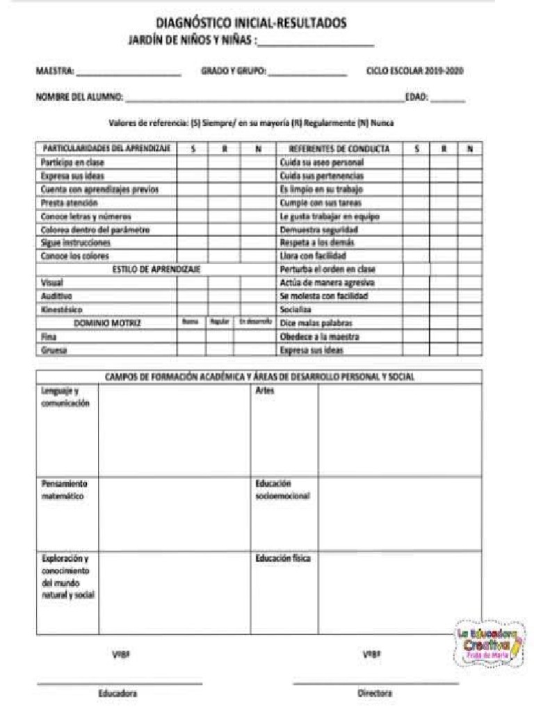 Formato Diagnóstico | PDF