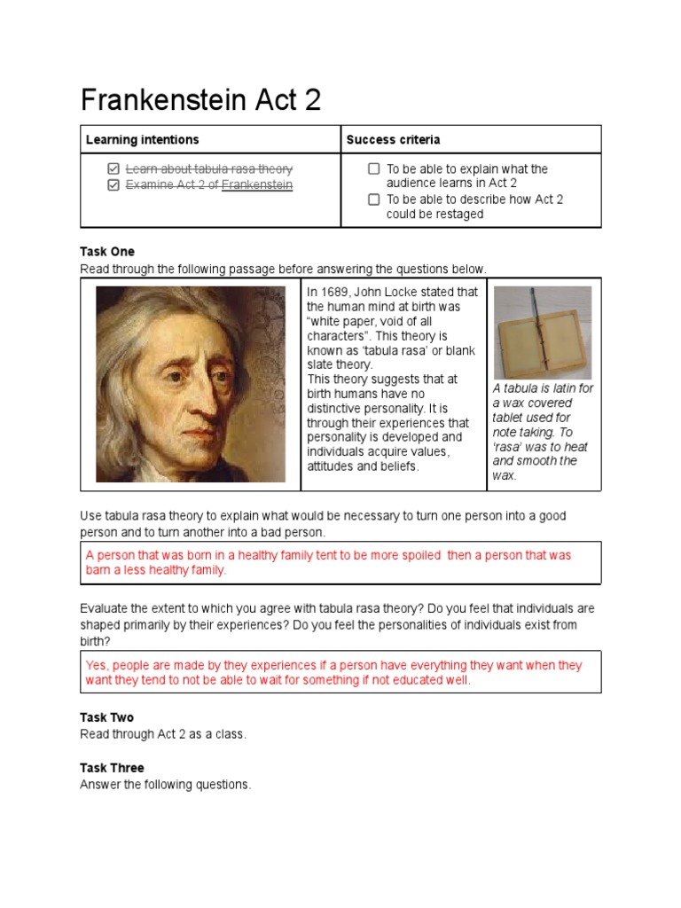 Artur Carvalho - Frankenstein Act 2 | PDF | Monsters | Experience