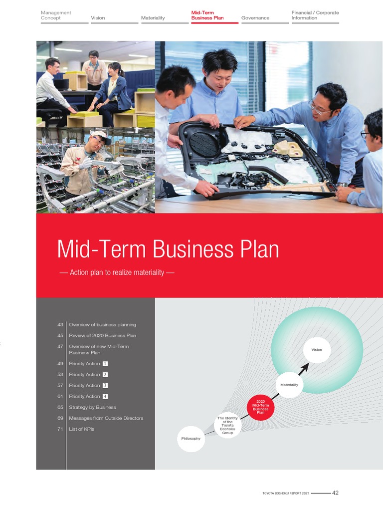 Mid-Term Business Plan - e | Download Free PDF | Dividend | Investing