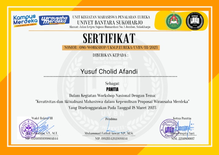 Yusuf Cholid Afandi | PDF