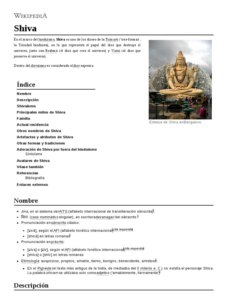 Shiva | Descargar gratis PDF | Shiva | Dioses hindúes