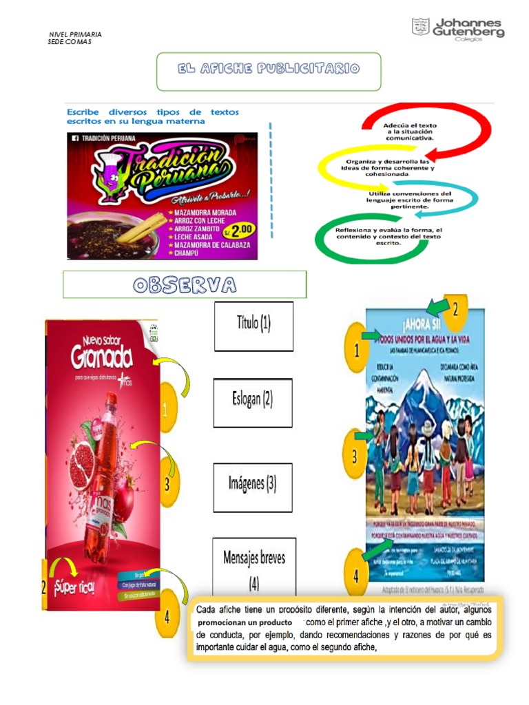 Afiche Publicitario de Un Producto | PDF