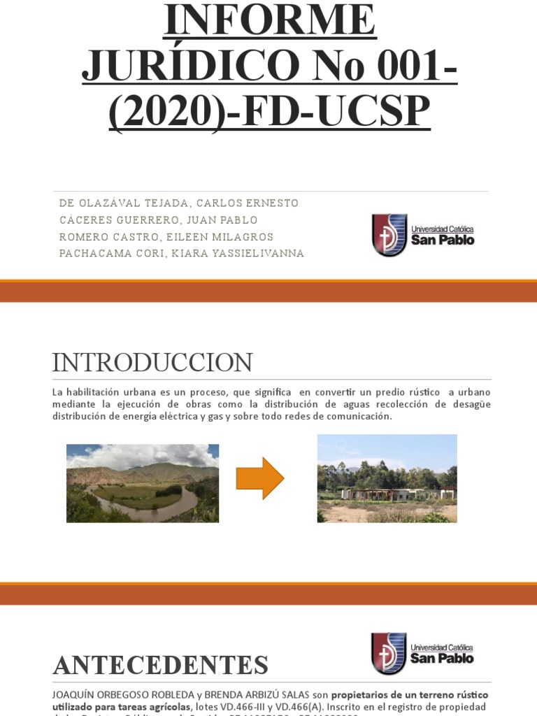 INFORME JURÍDICO No 001 - (2020) - FD-UCSP (2 | PDF | Justicia | Crimen y violencia