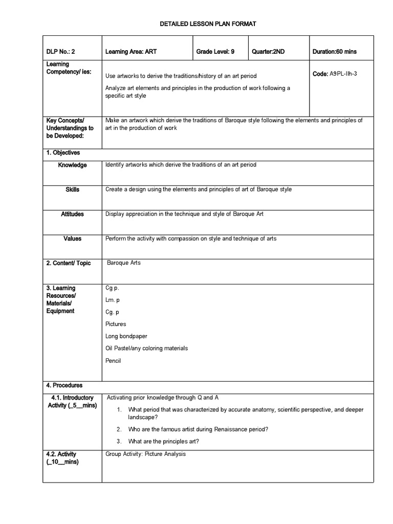 DLP No. 2 | PDF | Learning | Behavior Modification