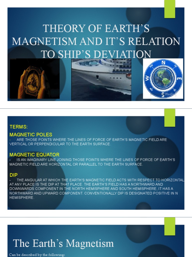 Theory of Earth S Magnetism and It S Relation To | PDF | Earth's ...
