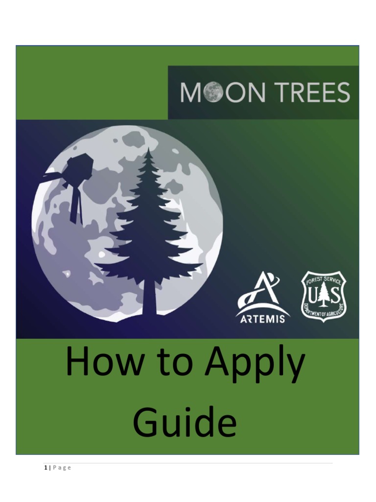 Moon Trees How To Apply Guide Final | PDF | Nasa | Apollo Program