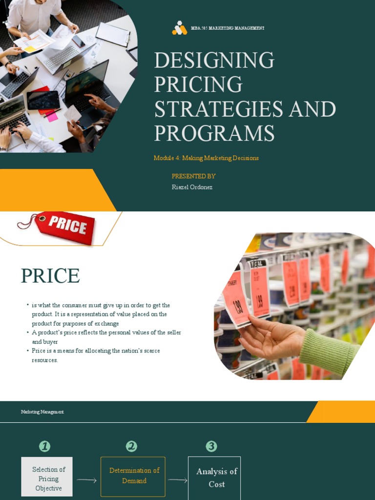 Designing Pricing Strategies and Programs | PDF | Demand | Pricing