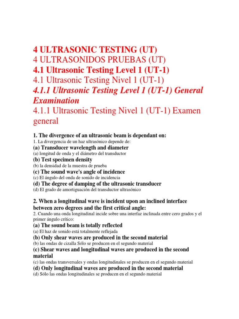 Preguntas UT 1 | PDF | Olas | Oscilación