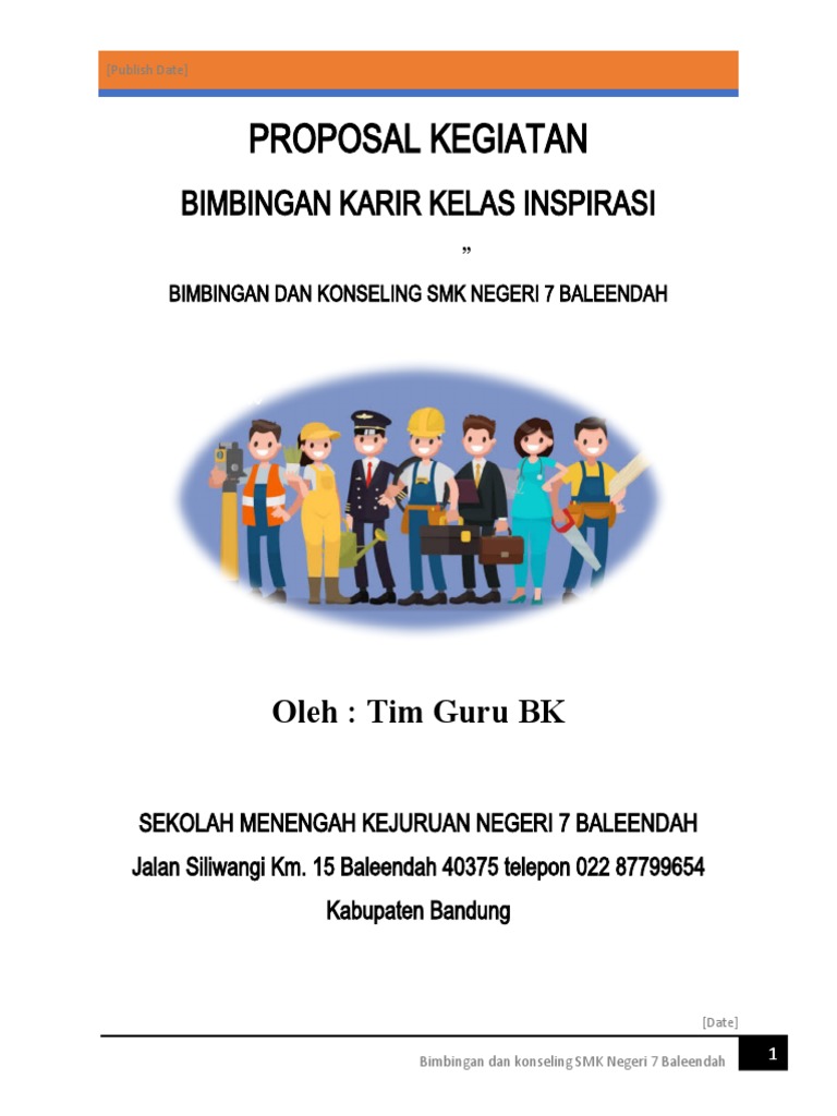 Proposal Kelas Inspirasi | PDF