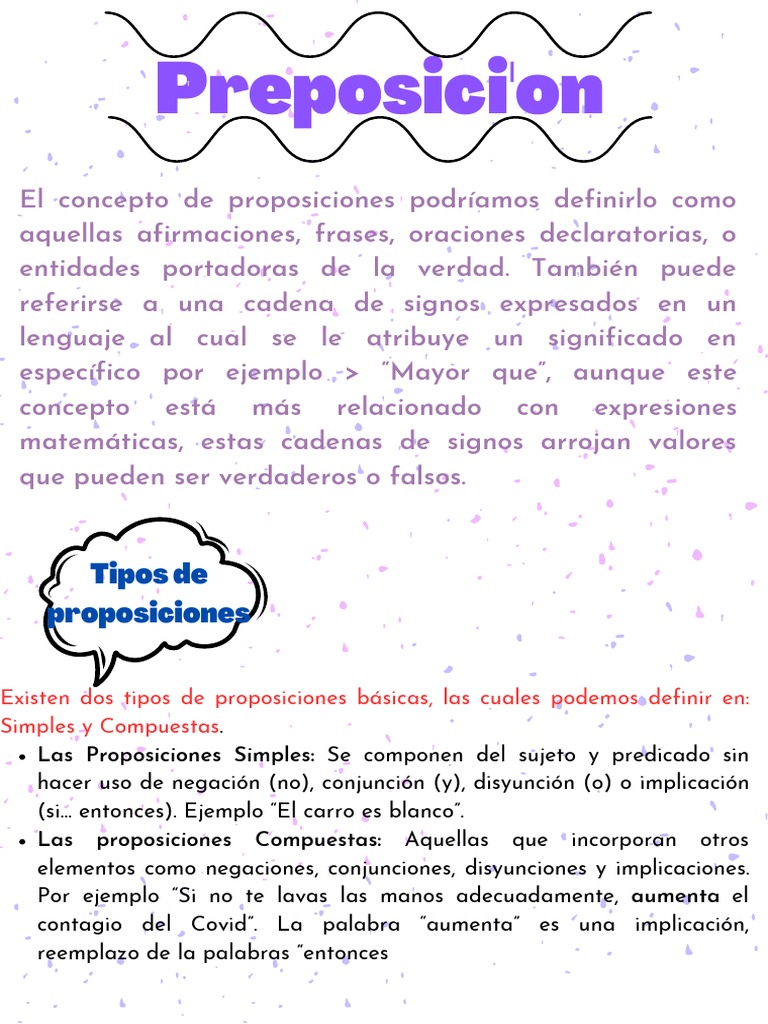 Preposiciones | PDF | Proposición | Oración (Lingüística)