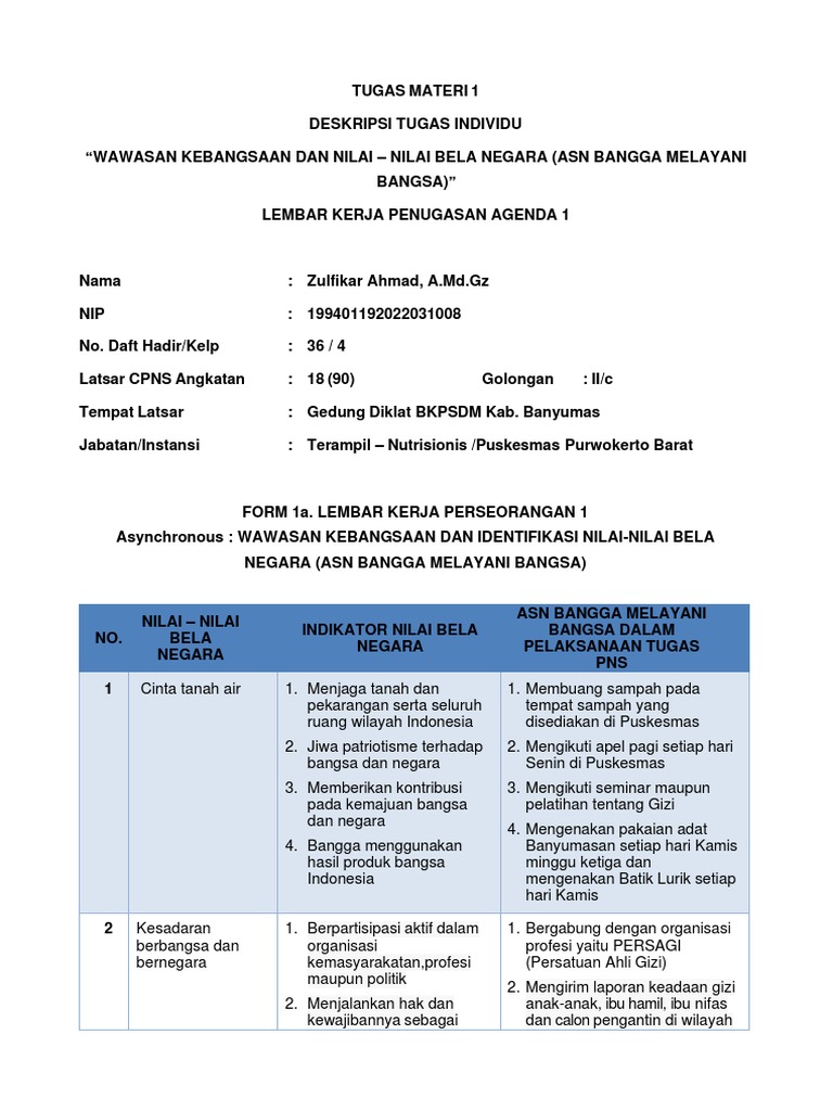 Zulfikar A - TUGAS AGENDA 1 | PDF | Ilmu Sosial | Teknologi & Rekayasa