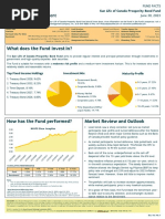 Fund Fact Sheets - Prosperity World Equity Index Feeder Fund | PDF | Inflation | Stock Market Index