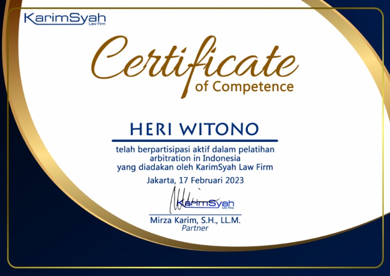 HW Sertifikat-1 Rev.01 | PDF