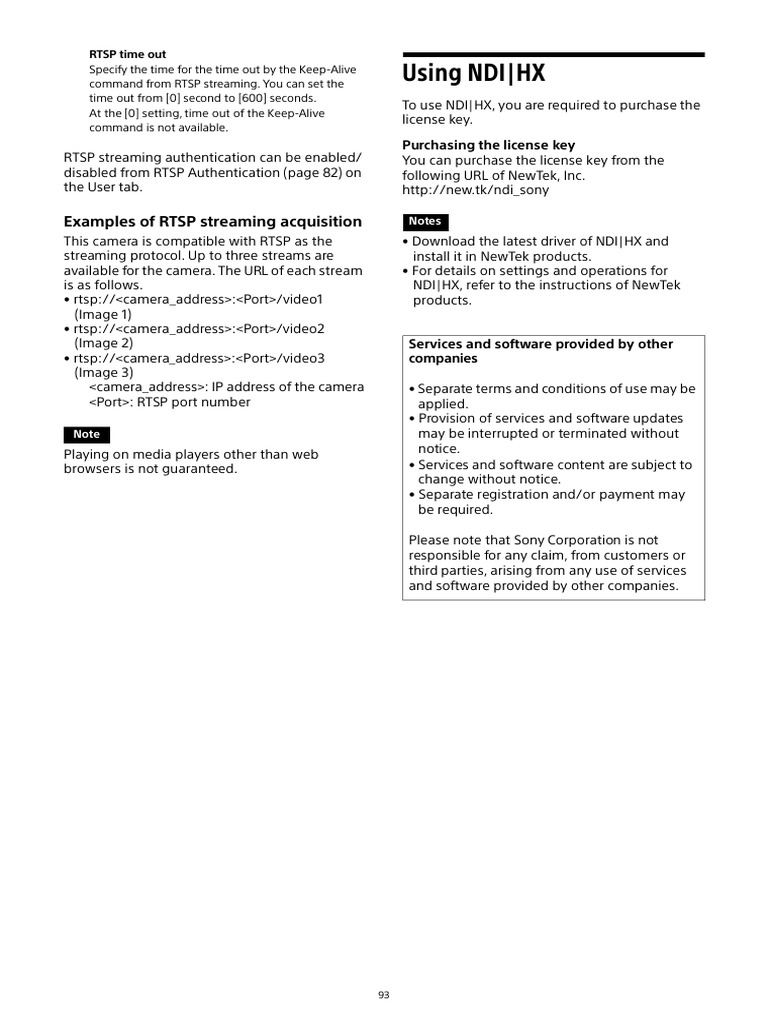 RTSP Streaming Setup Guide | PDF | Streaming Media | World Wide Web