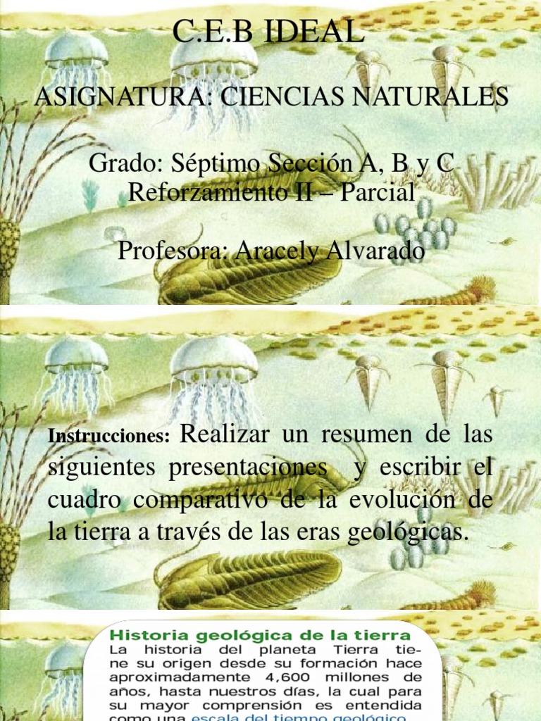 Las Eras Geologicas | PDF | Historia