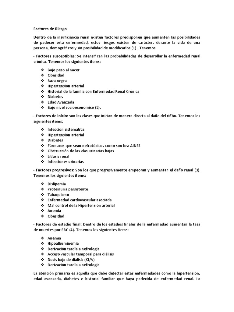 Erc Irc | PDF | Enfermedad renal crónica | Hipertensión