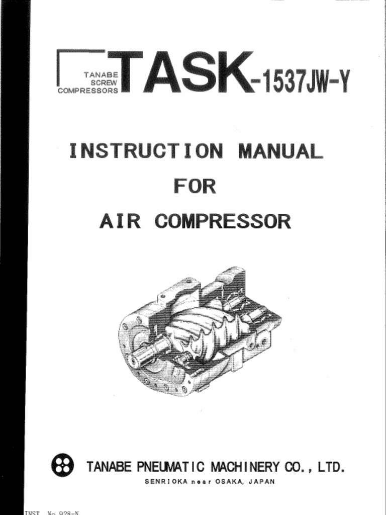 M-43-3 - Instruction Manual For Working Air Compressor | PDF