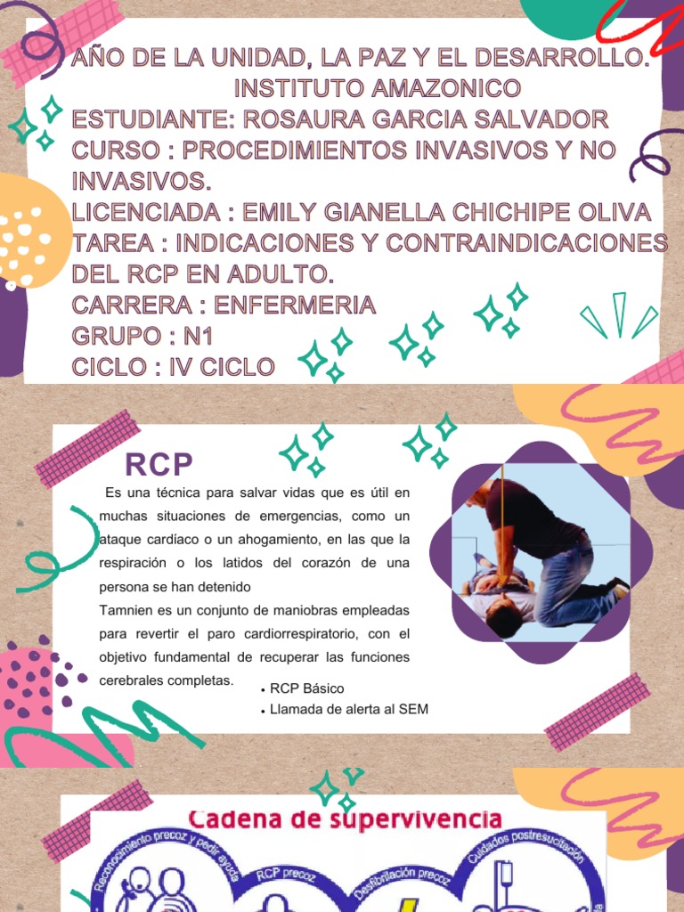 Indicaciones y Contraindicaciones del RCP | PDF | Reanimación ...