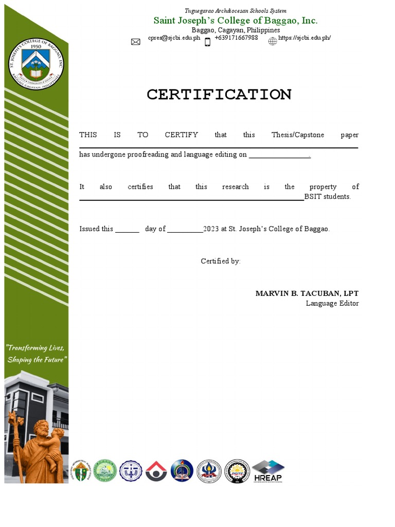 Capstone 1 Letter | PDF | Editing | Publishing