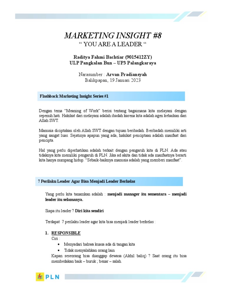 Resume Marketing Insight | PDF