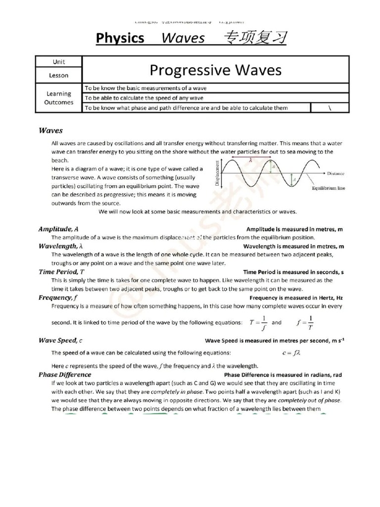 Physics Waves | PDF